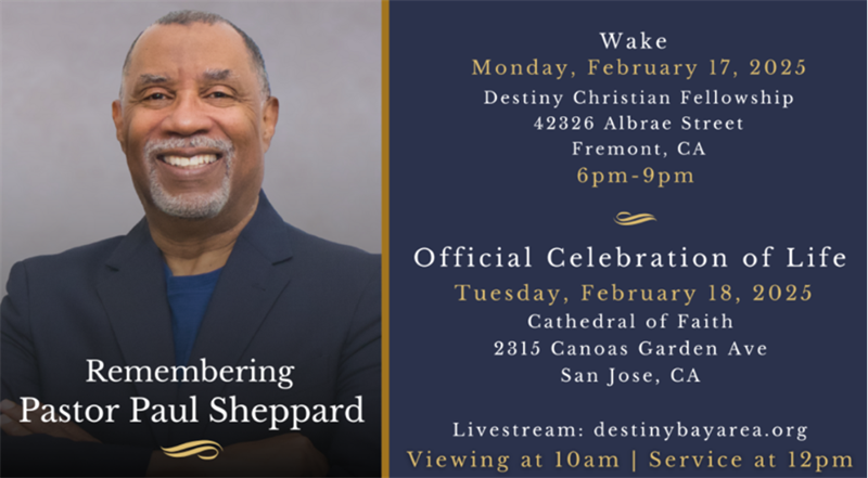 Sheppard Family Announces Death of Pastor Paul Sheppard